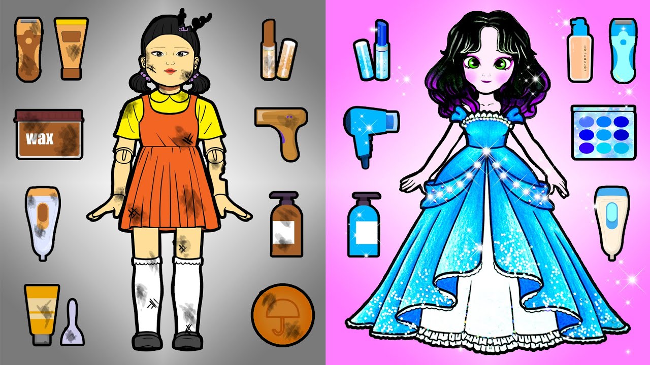 Trucos Y Manualidades Para Muñecas De Papel Papel Arte Princesa